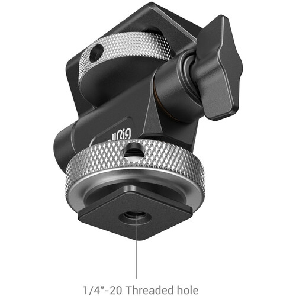 SmallRig Swivel and Tilt Adjustable Monitor Mount with Cold Shoe Mount