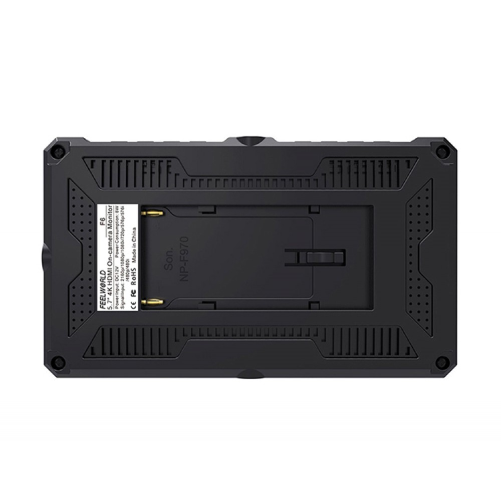 FEELWORLD F6 5.7″ 4K HDMI On-camera Monitor with Tilt Arm&Power out